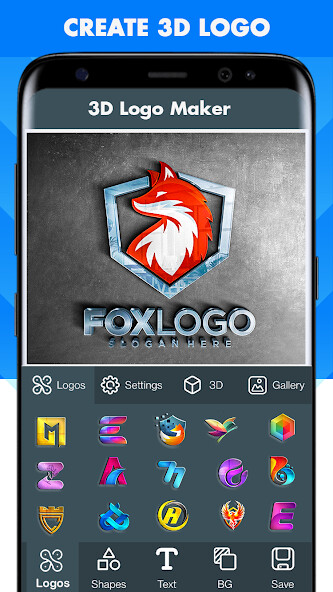 3D Logo Maker online game with UptoPlay