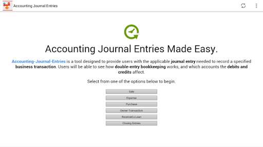 Accounting Journal Entries online game with UptoPlay