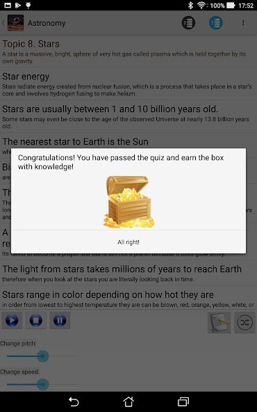 Astronomy, Amazing Space Facts online game with UptoPlay