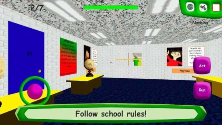 Baldi's Basics in Education and training! online game with UptoPlay