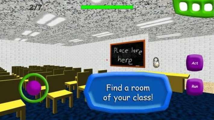 Baldi's Basics in Education School online game with UptoPlay