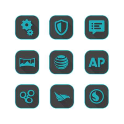 Blue Plaza Icon Pack online game with UptoPlay
