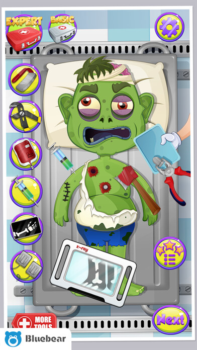 Crazy Zombie Hospital online game with UptoPlay