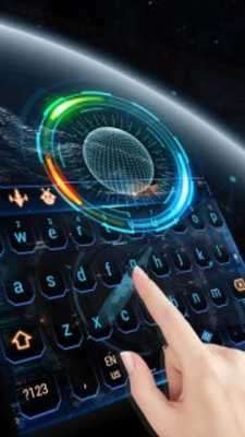 earth galaxy keyboard space warship neon online game with UptoPlay