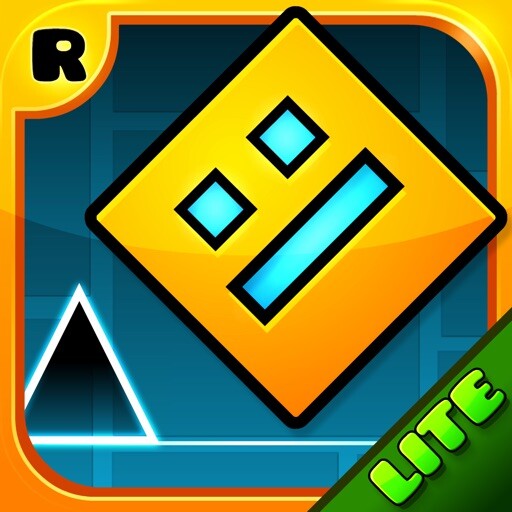 Geometry Dash Lite online game with UptoPlay