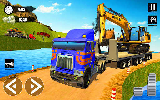 Heavy Excavator Simulator 3D online game with UptoPlay