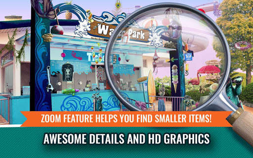 Hidden Object Games Summer Holiday - Water Park online game with UptoPlay