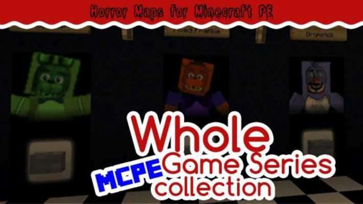 Horror Maps ONaF for MCPE online game with UptoPlay