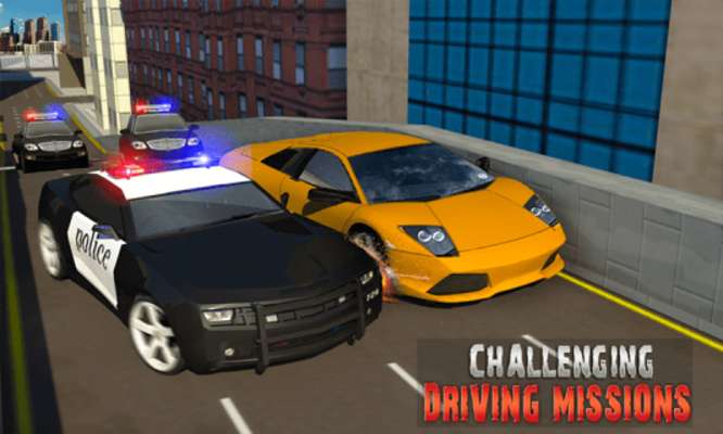 Jump Street Police Car Chase: Prison Escape Plan online game with UptoPlay