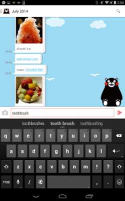 Kumamon Balloon Memo online game with UptoPlay