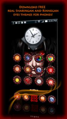 Mangekyou Sharingan Theme And Launcher online game with UptoPlay