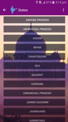 Maps of Indian States online game with UptoPlay
