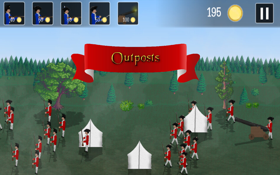 Muskets of America online game with UptoPlay