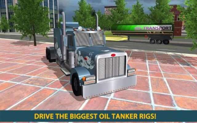 Oil Tanker Transport Driver SIM online game with UptoPlay