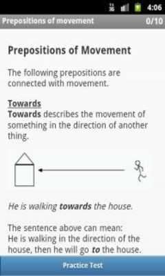 Prepositions Lite online game with UptoPlay
