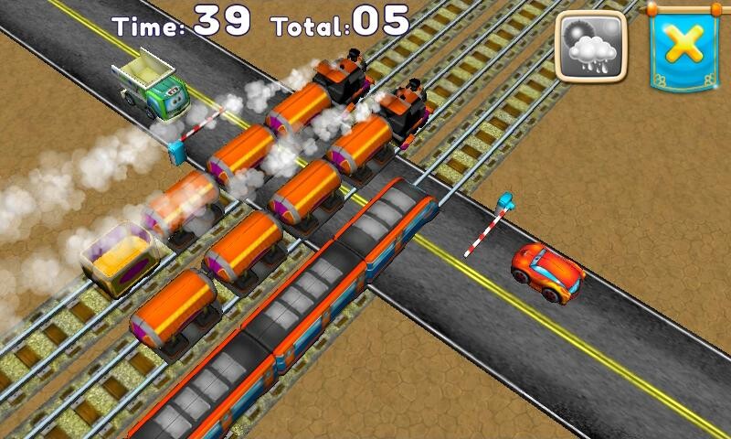 Railroad signals, Crossing. online game with UptoPlay