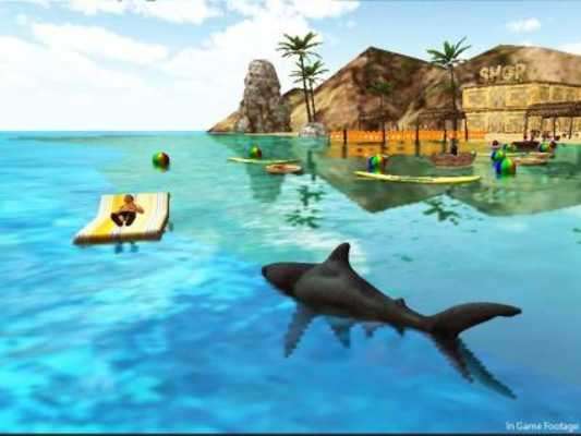 Shark Simulator 3d Game online game with UptoPlay