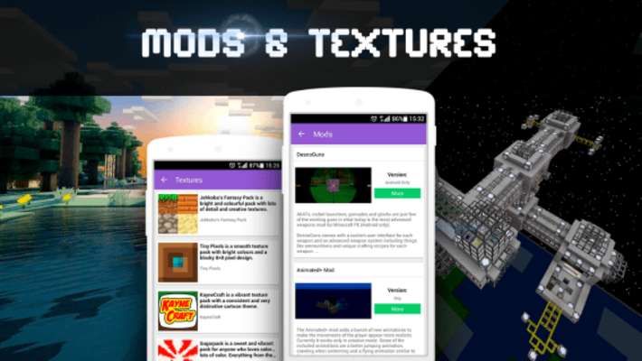 Skins & Mods for Minecraft online game with UptoPlay