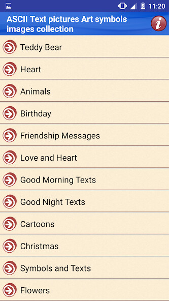 Word Arts & ASCII Text Art pictures symbols images online game with ...