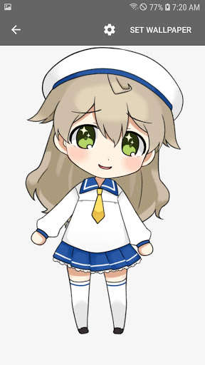 Anime Live2D Wallpaper online game with UptoPlay