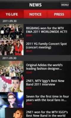YG ENTERTAINMENT OFFICIAL APP online game with UptoPlay