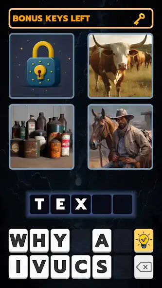4 Pics 1 Word - Picture Games online game with UptoPlay