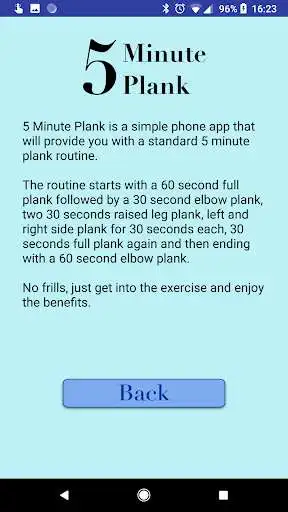 5 minute plank online game with UptoPlay