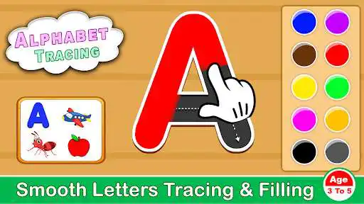 ABCD Tracing - Alphabet Letter Offline Learning online game with UptoPlay