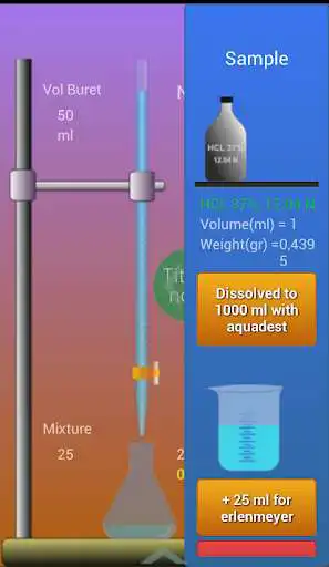 Acid - Base Titration online game with UptoPlay
