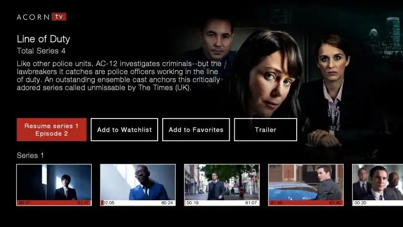 Acorn TV: Watch British Series online game with UptoPlay