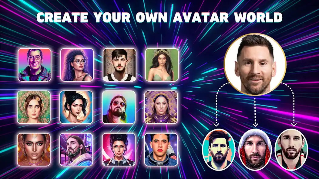 AI Avatar - Create AI Avatars online game with UptoPlay