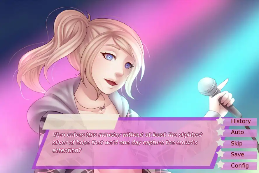 Alice in Stardom - Free Idol Visual Novel online game with UptoPlay