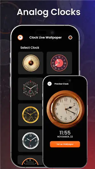 Analog Clock Wallpaper：3DClock online game with UptoPlay