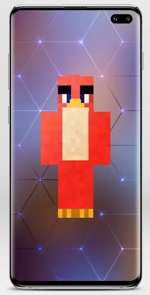 Angry Birds Skin Minecraft online game with UptoPlay