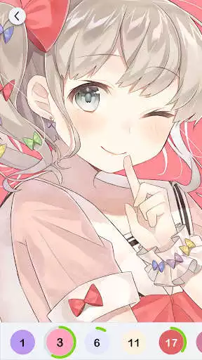 Anime Paint - Color By Number online game with UptoPlay
