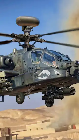 Apache Helicopter Wallpapers online game with UptoPlay