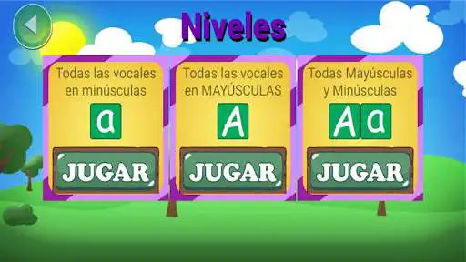 Aprende las Vocales online game with UptoPlay