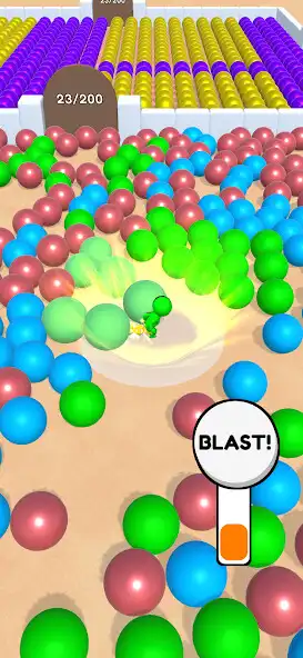 Arcade Ball Blast online game with UptoPlay
