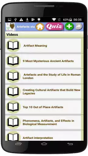 Artefacts study and Interpretation online game with UptoPlay