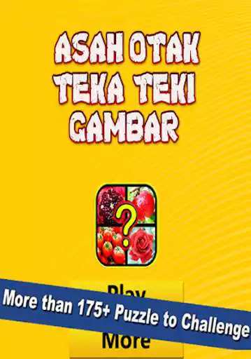 Asah Otak Teka Teki Gambar online game with UptoPlay
