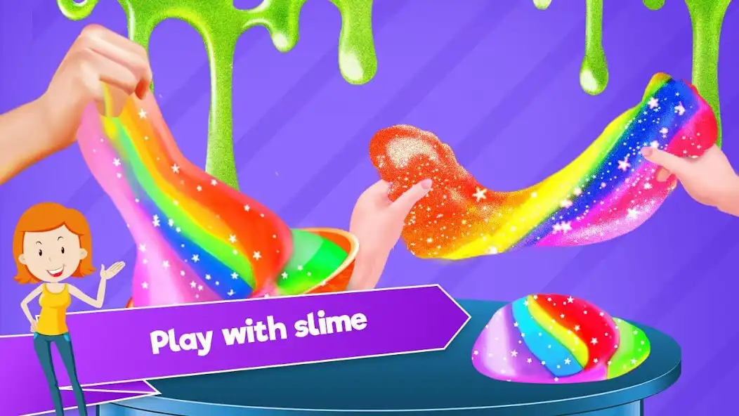 ASMR Slime - Super Slime Games online game with UptoPlay