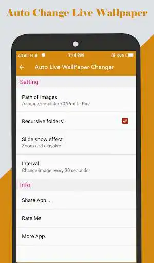 Auto Live Wallpaper Changer online game with UptoPlay