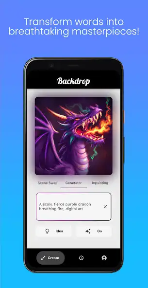 Backdrop - AI Image Generator online game with UptoPlay