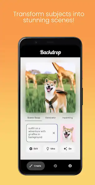 Backdrop - AI Image Generator online game with UptoPlay