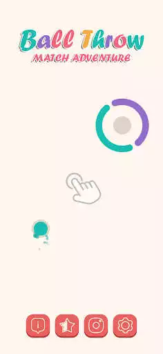 Ball Throw Match Adventure online game with UptoPlay