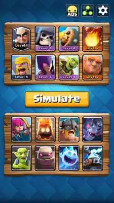 Battle Simulator for Clash Royale online game with UptoPlay