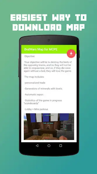 BedWars 2 Map for MCPE online game with UptoPlay