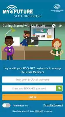 BGCA My.Future Dashboard online game with UptoPlay