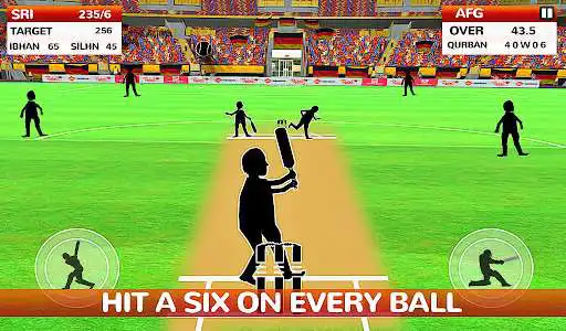Black Boy Cricket Clash - Super Cricket Game 2021 online game with UptoPlay
