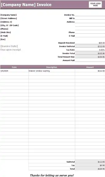 Blank Invoice Templates online game with UptoPlay